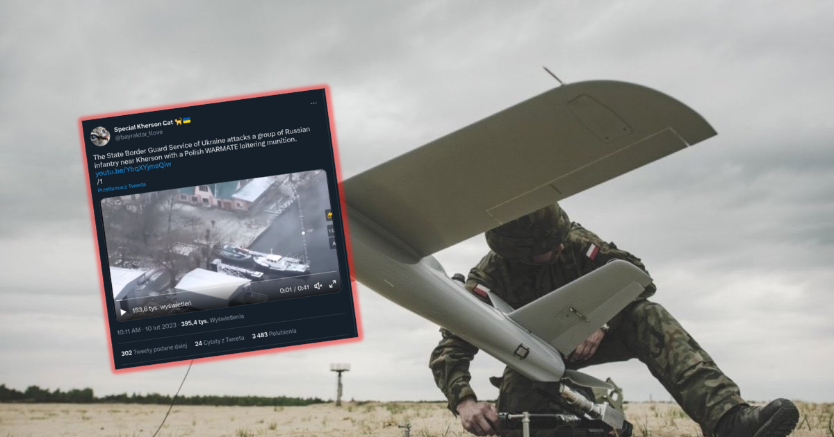 Polski dron kamikadze w akcji. Oto co potrafi Warmate