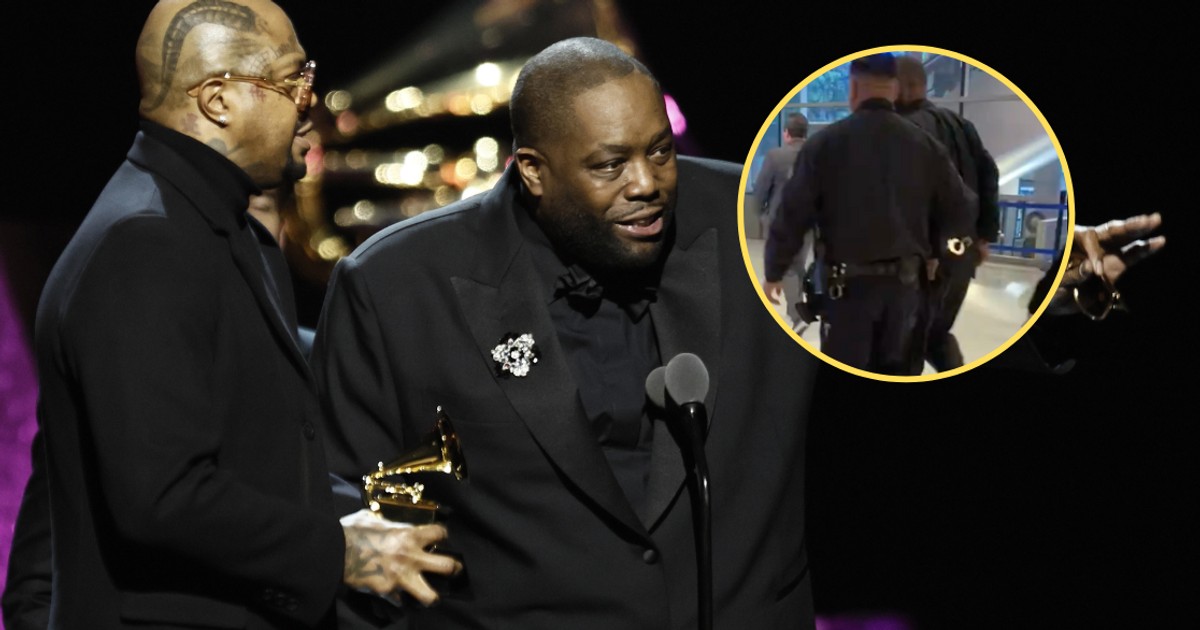 Policja na gali Grammy 2024. Raper wyprowadzony w kajdankach. Jest ...