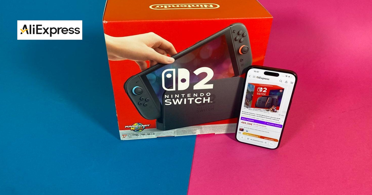 Aliexpress Wintersale: Nintendo Switch 2 & Mario Kart zum ...