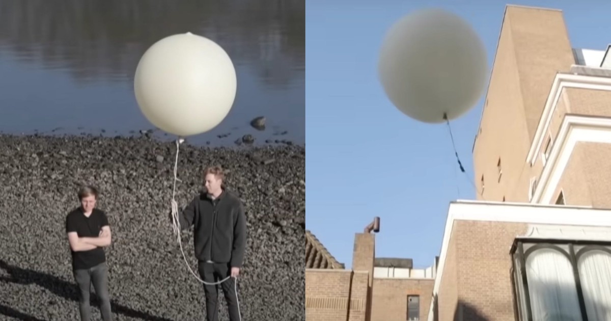 Youtube Pranksters Trolled China By Flying A Mock Spy Balloon Over Its Embassy In London