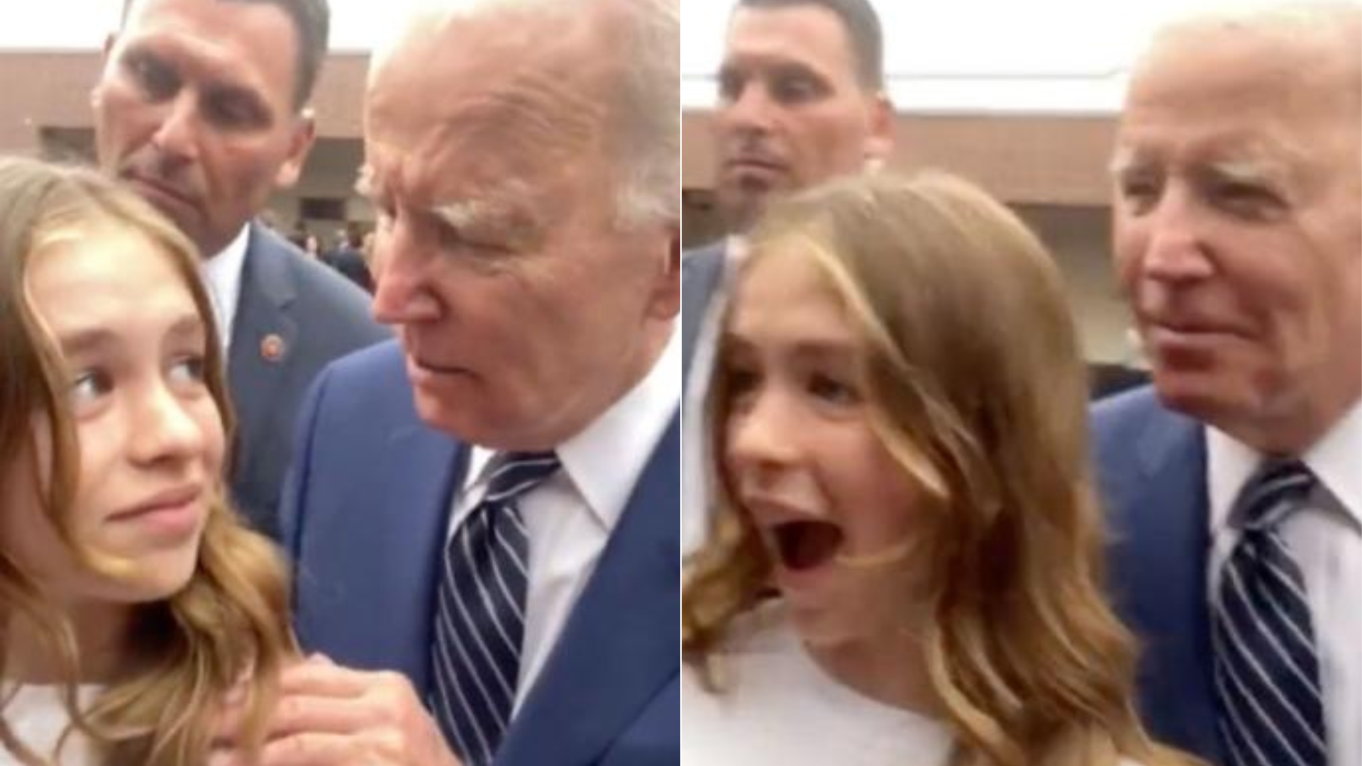 Joe Biden dal mladému dievčaťu radu ohľadom randenia. Tínedžerka ...