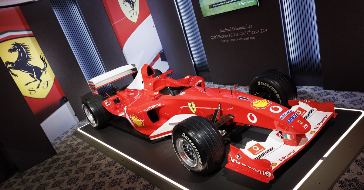 Bolid Michaela Schumachera wystawiony na sprzedaż [FOTO] - Dziennik.pl