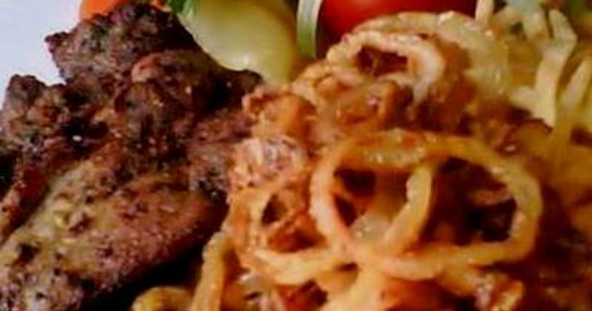 Hagymás rostélyos recept