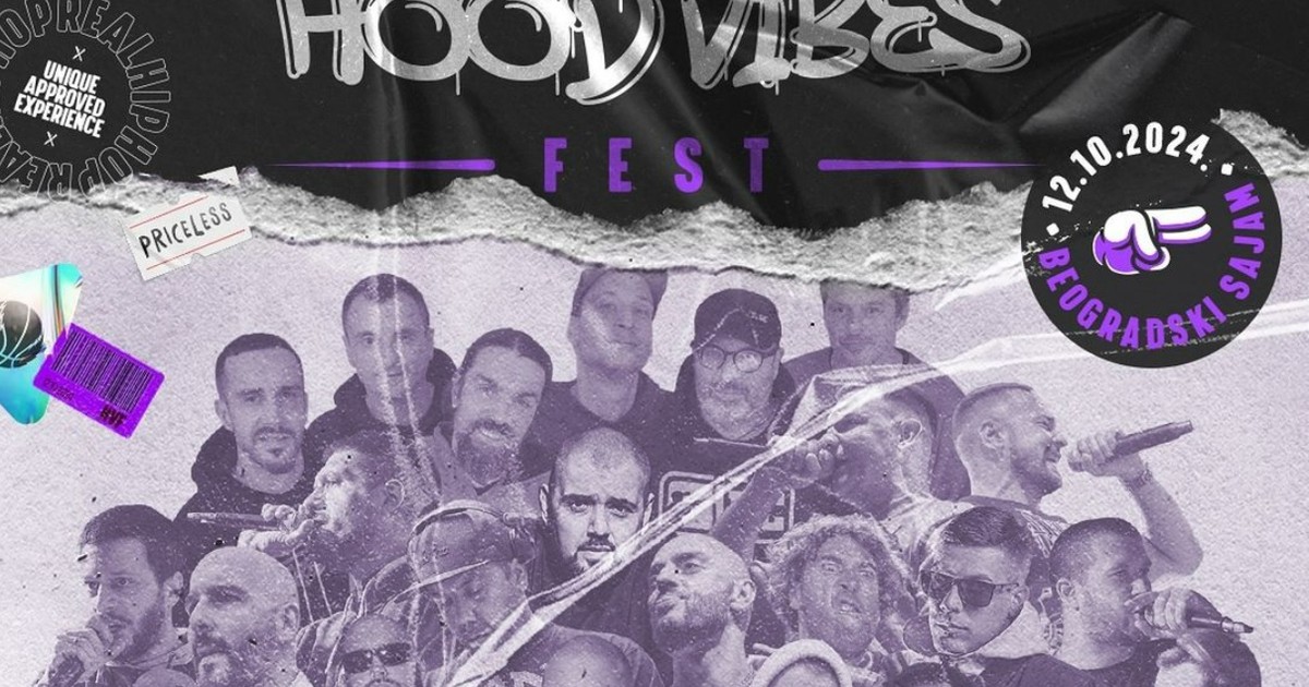 Hood vibes fest na Sajmu, najveći rep spektakl u Beogradu - Blic