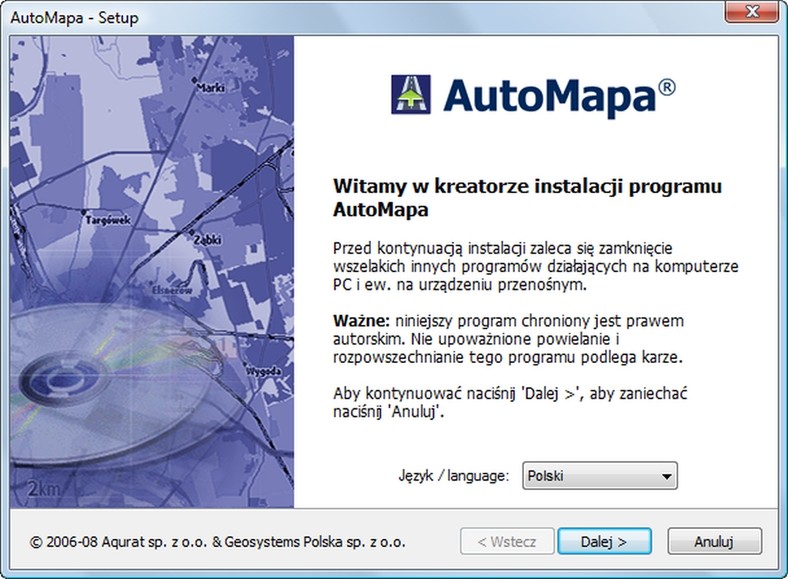 Jak zaktualizować AutoMapę?