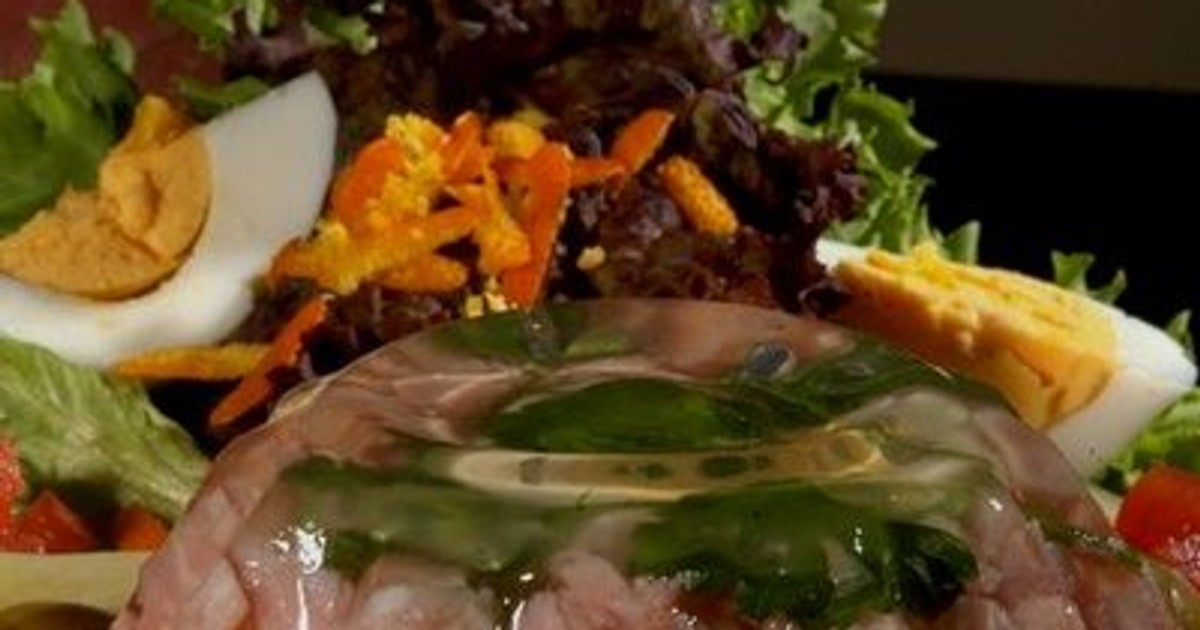 Sonkás aszpik recept