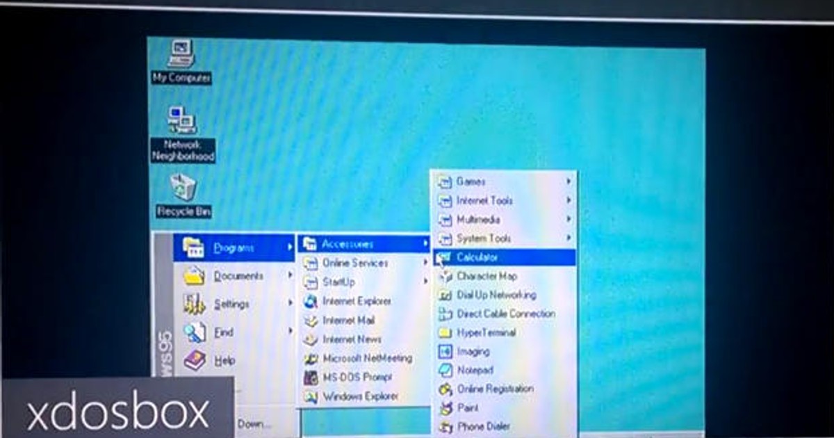 Windows 95 uruchomiony na konsoli Xbox One (wideo)