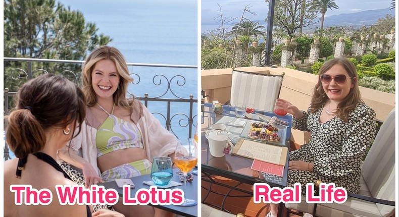 I stayed at 'The White Lotus' hotel in Sicily where the hit series was ...