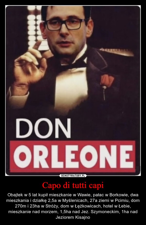 Daniel Obajtek odchodzi z Orlenu. Będzie pamiętany jako "Don Orleone" [MEMY] - Plejada.pl