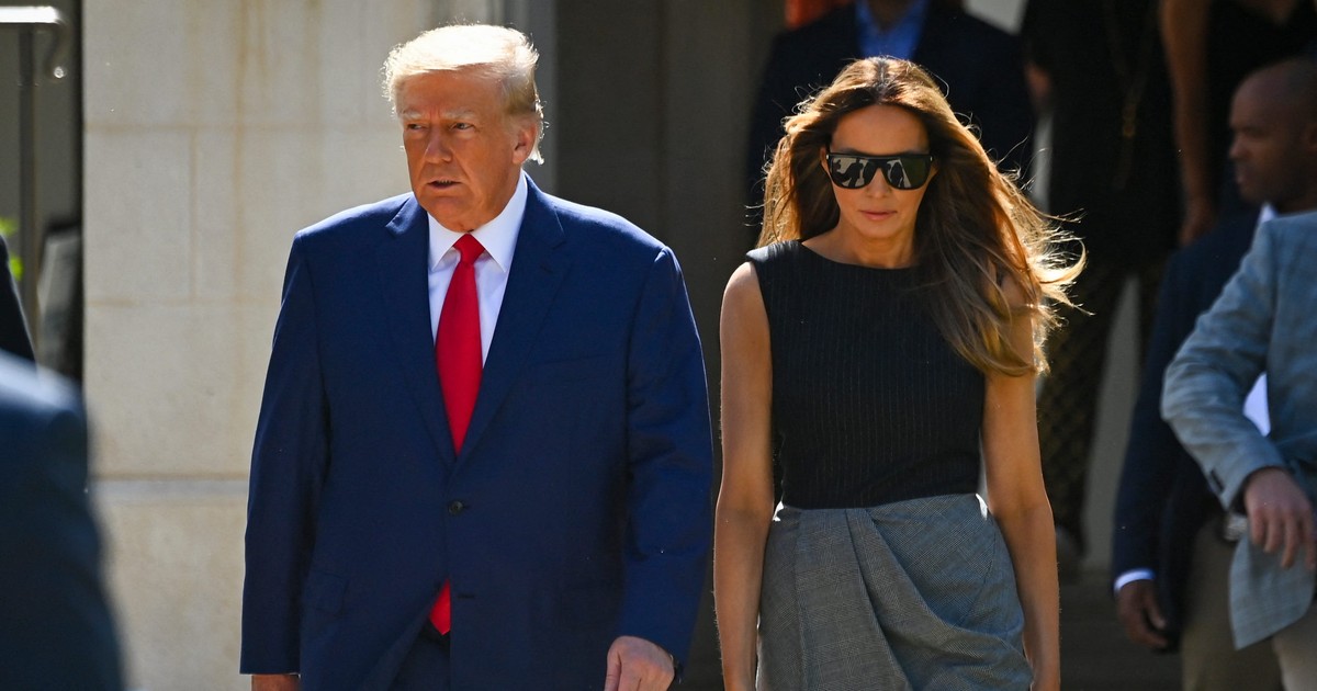 A 'Where's Melania?' banner was flown over an Iowa football stadium ...