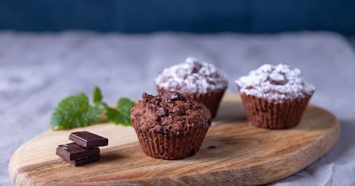 Muffinki czekoladowe, prosty przepis