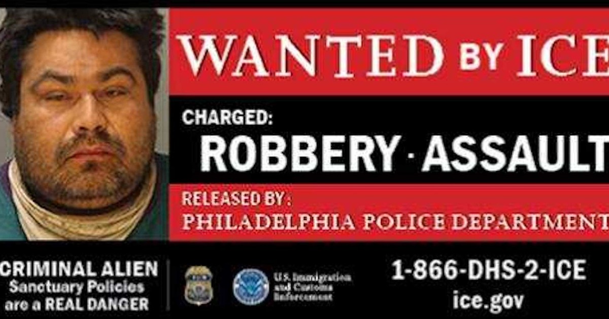 ICE put up billboards with the mugshots of immigrants who were released ...