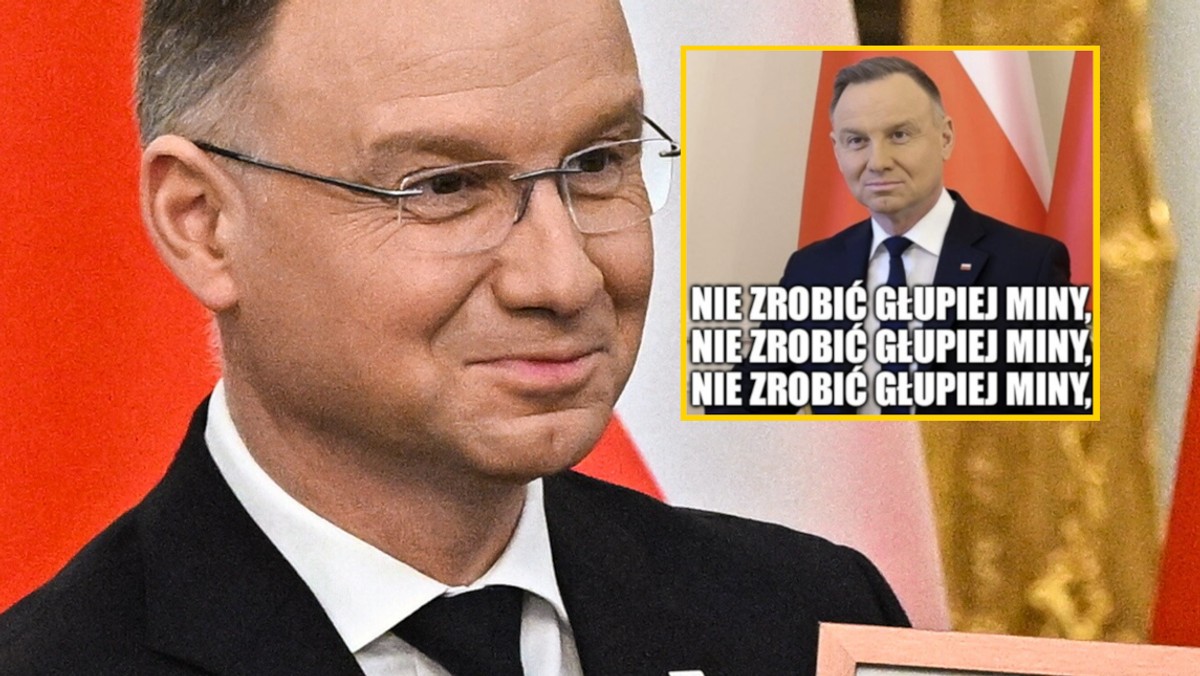 Andrzej Duda rozbawił internautów. Zapowiada się na "króla memów" 2024 ...