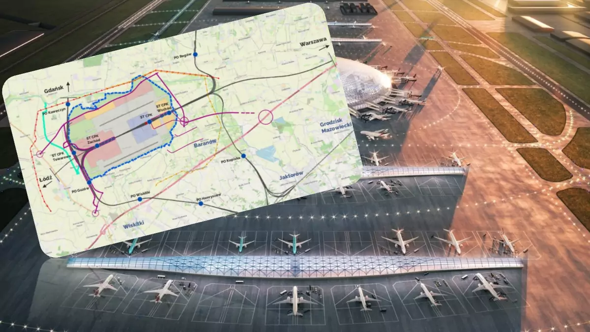 CPK: Pokazali, jak będzie wyglądać Centralny Port Komunikacyjny. Jest ...