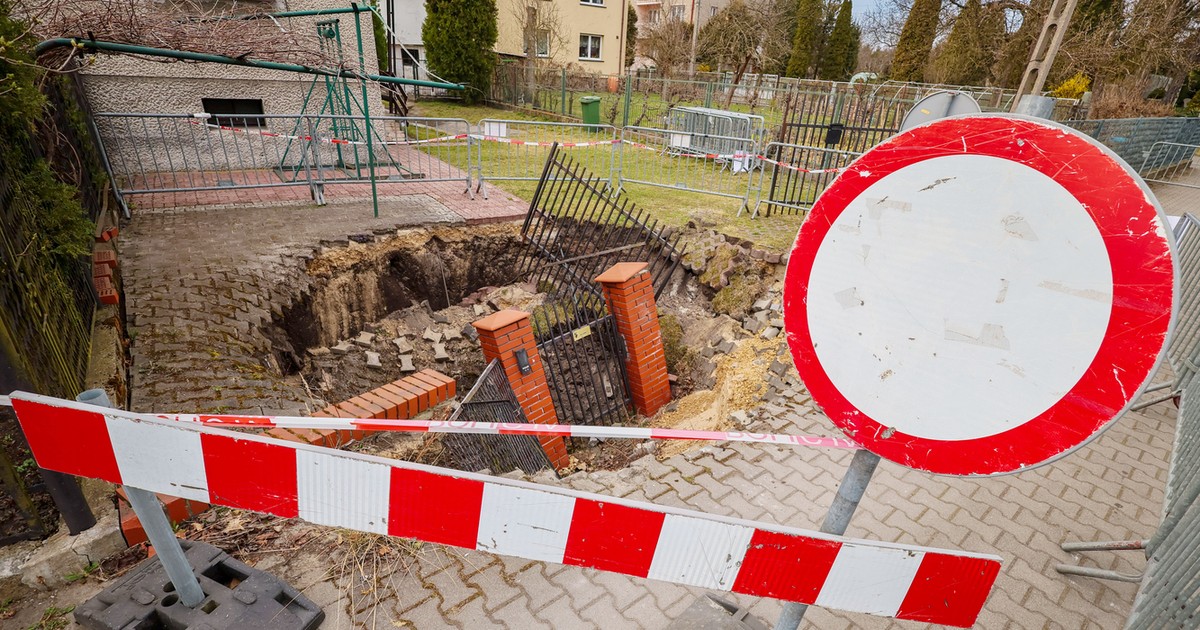 Osuwisko w Będzinie. Eksperci sprawdzają, czy grozi ewakuacja domów