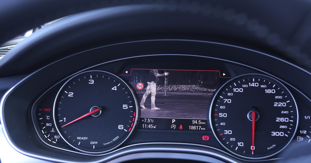 Asystent jazdy nocnej w Audi (Night Vision) – test