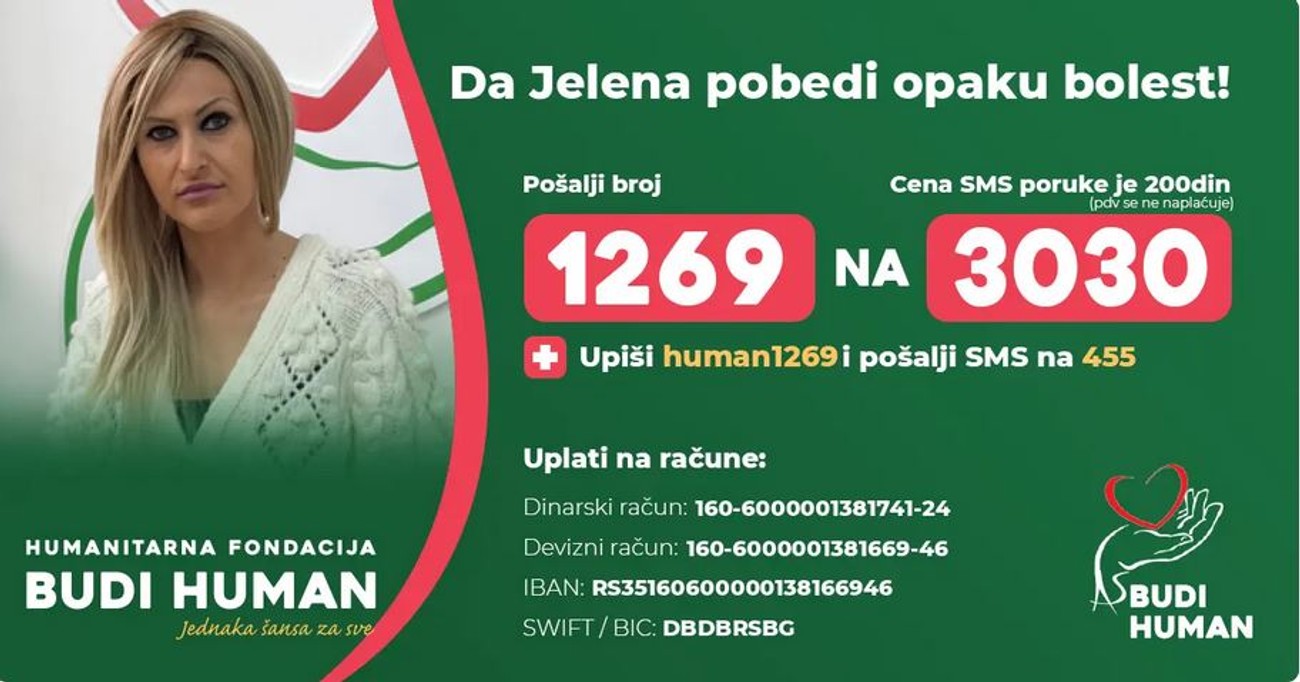 Jelena je ostala bez obe dojke, a sada joj je kancer zahvatio i pršljen ...