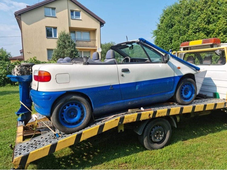 Fiat Punto Amfibia - nietypowe auto na sprzedaż