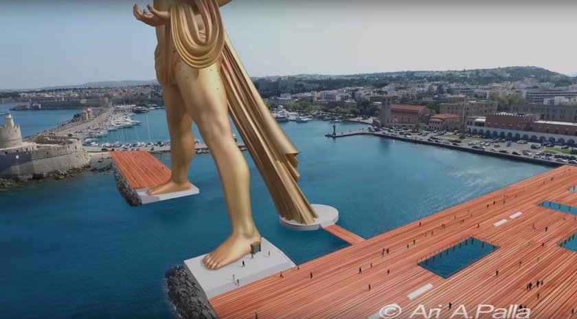 Grecy odbudują Kolosa z Rodos Budowa Kolosa Rodyjskiego