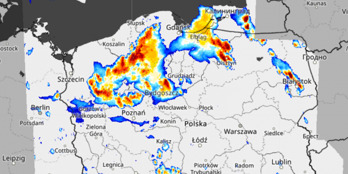 Gdzie jest burza? Radar opadów. Kolejne burze nad Polską [NA ŻYWO ...