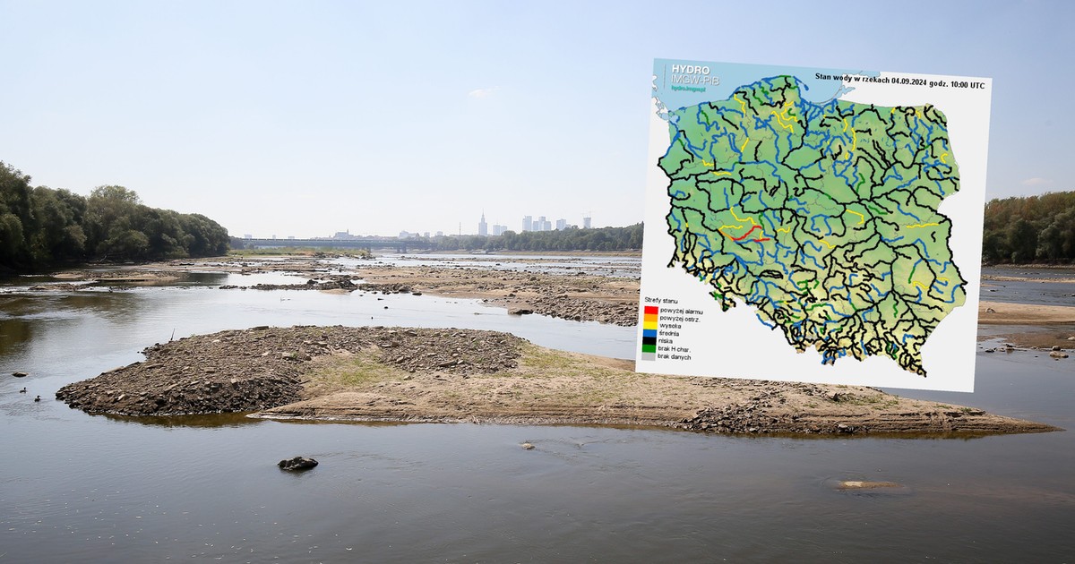Susza w Polsce przybiera dramatyczne rozmiary. Wisła może pobić rekord ...