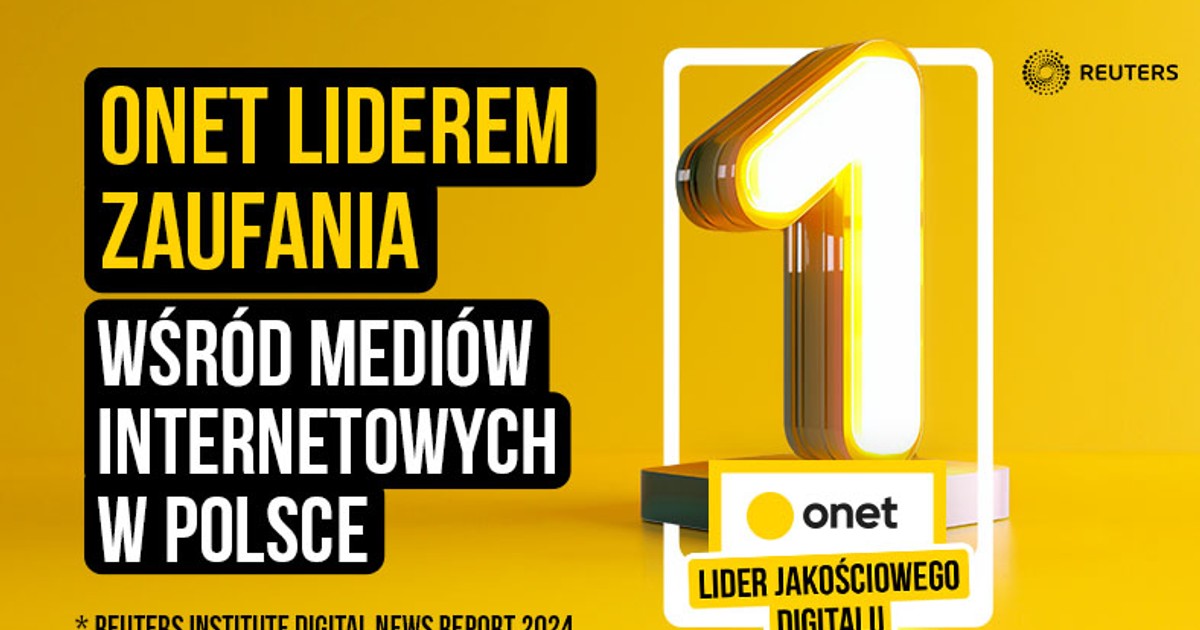 Digital News Report 2024. Onet liderem zaufania wśród mediów ...
