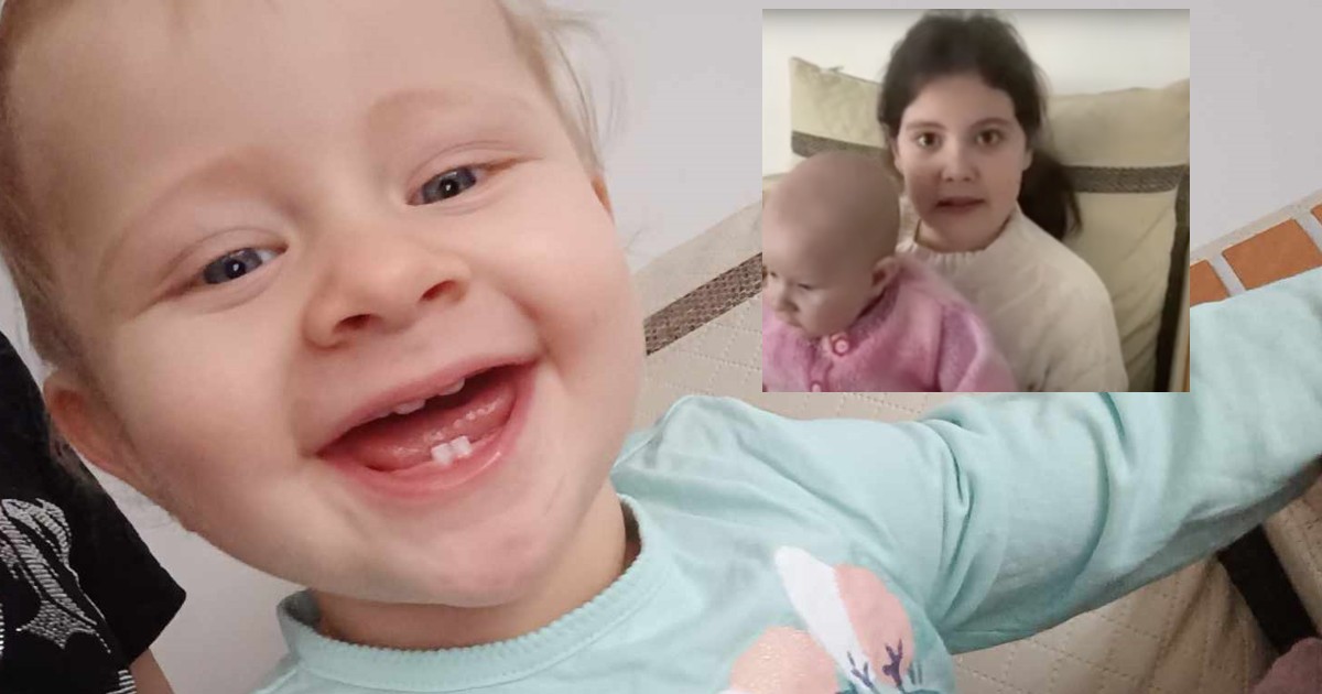 15-miesięczna Nadia walczy o życie. Filmik jej siostry chwyta za serce ...