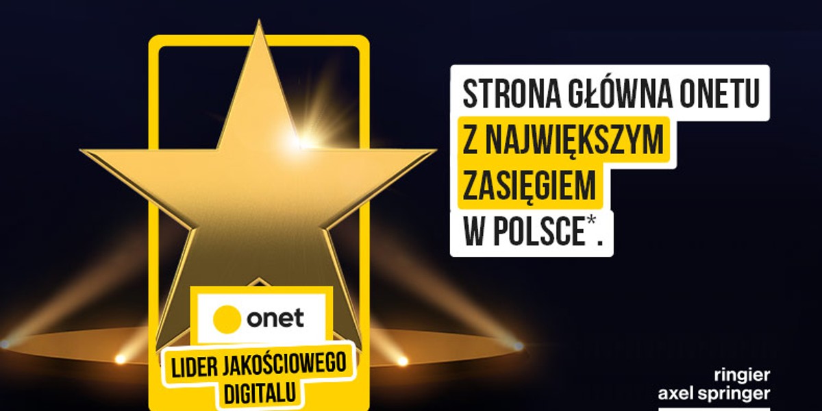 Strona główna Onetu z największym zasięgiem w Polsce - Wiadomości