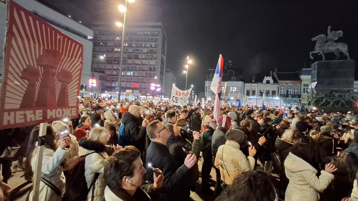 Protest Niš: Pročitan Studentski edikt, sledeći protest u Beogradu 15 ...