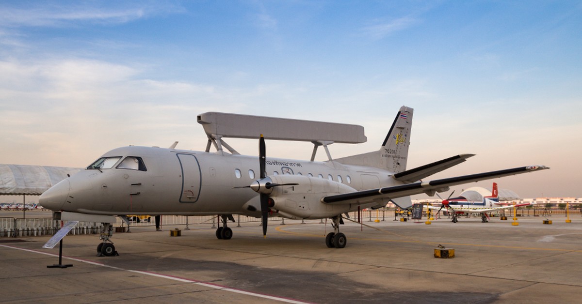 Pierwszy taki samolot w historii. Szwedzki Saab 340 Erieye przybył już ...