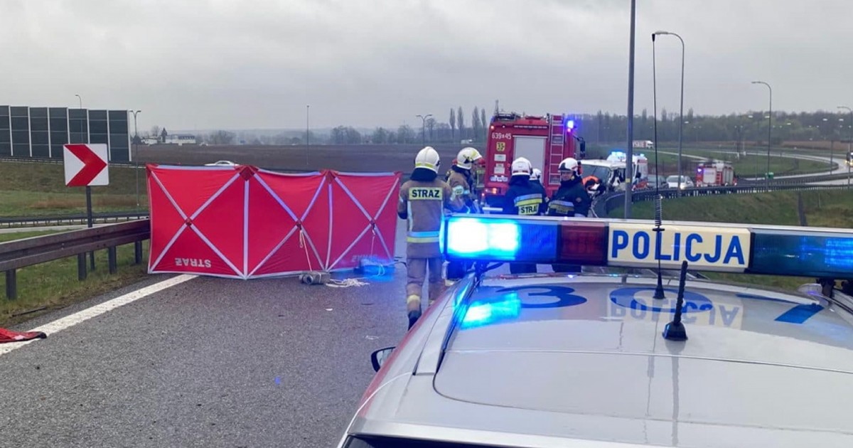 Tragiczny wypadek na autostradzie A1. Są ofiary