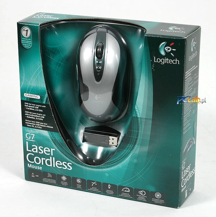 Logitech G7 Laser Cordless Mouse - bezprzewodowa mysz dla graczy