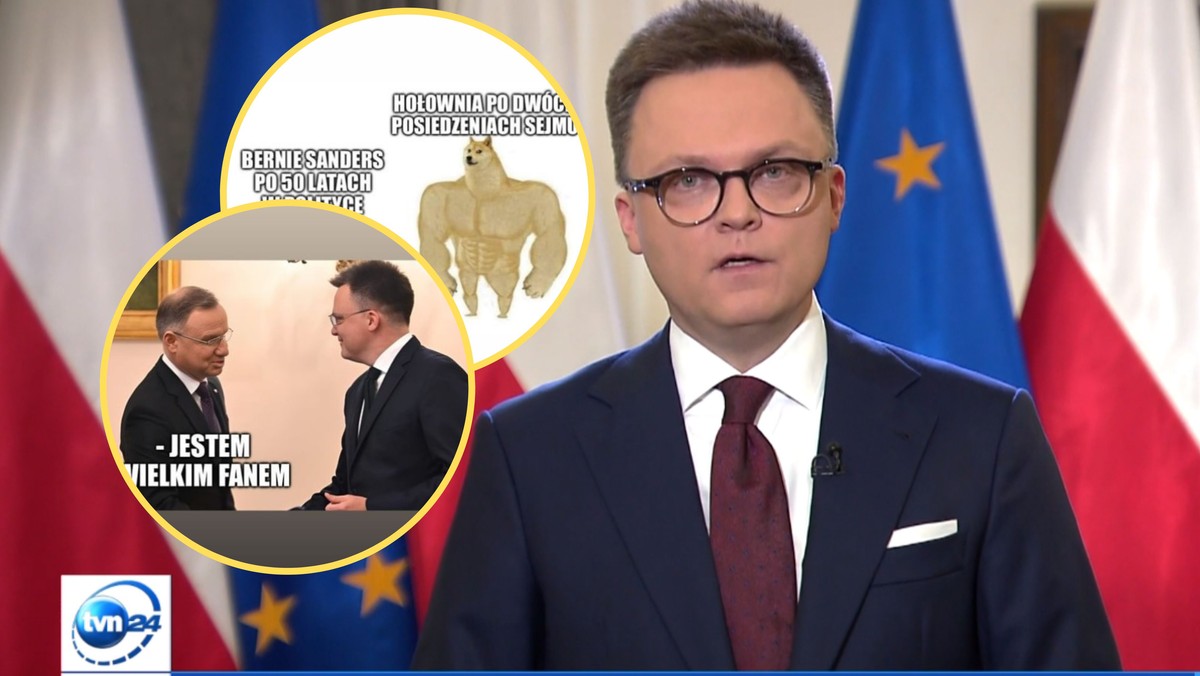 Szymon Hołownia wygłosił orędzie. Internauci komentują jego wystąpienie ...