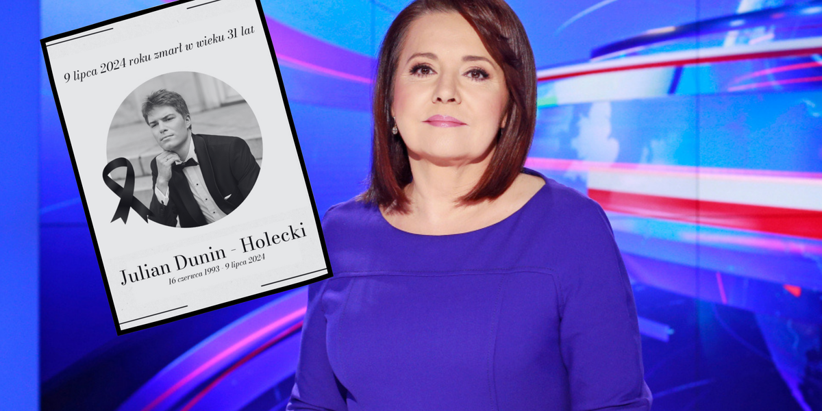Danuta Holecka w żałobie. Nie żyje jej syn, Julian Dunin-Holecki - Plejada.pl