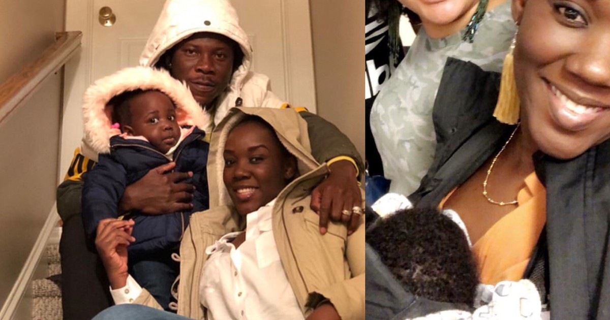 Stonebwoy and wife reveal the name of their new baby born boy with this ...