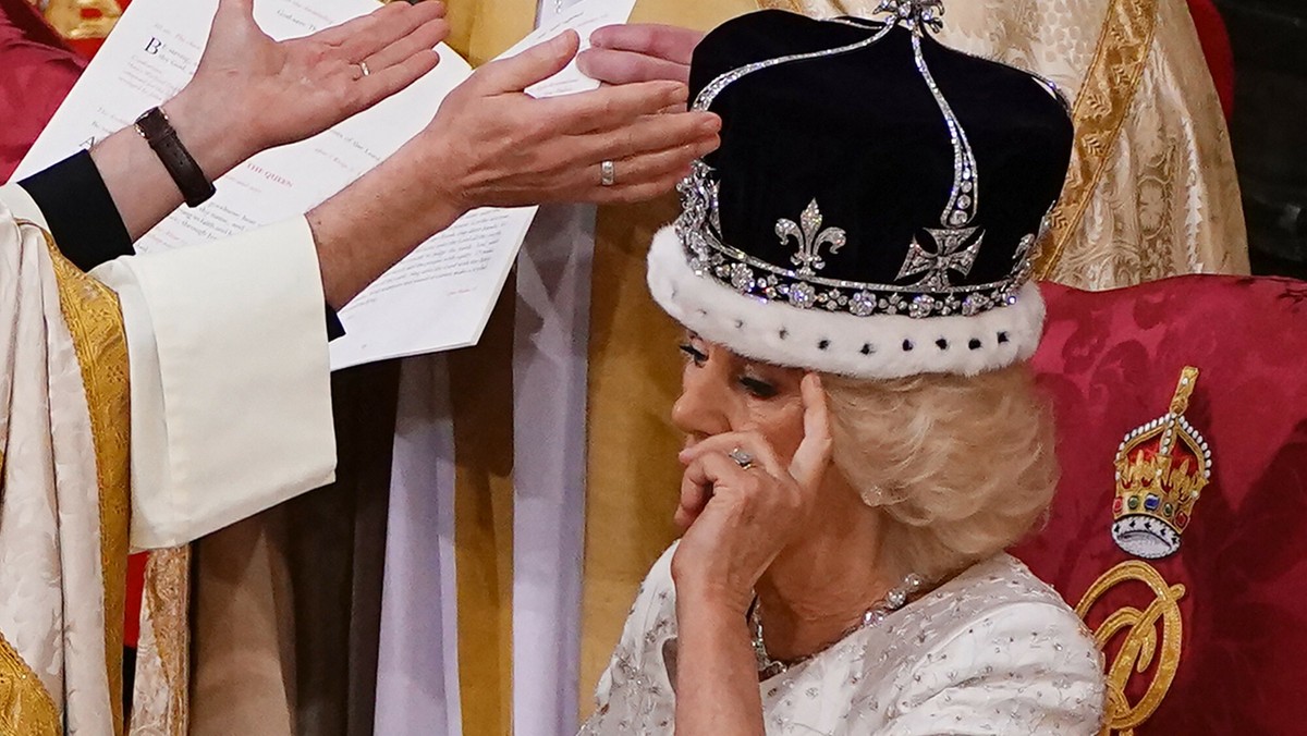 Kamila koronowana na królową. Kamery uchwyciły ważny dla niej moment ...