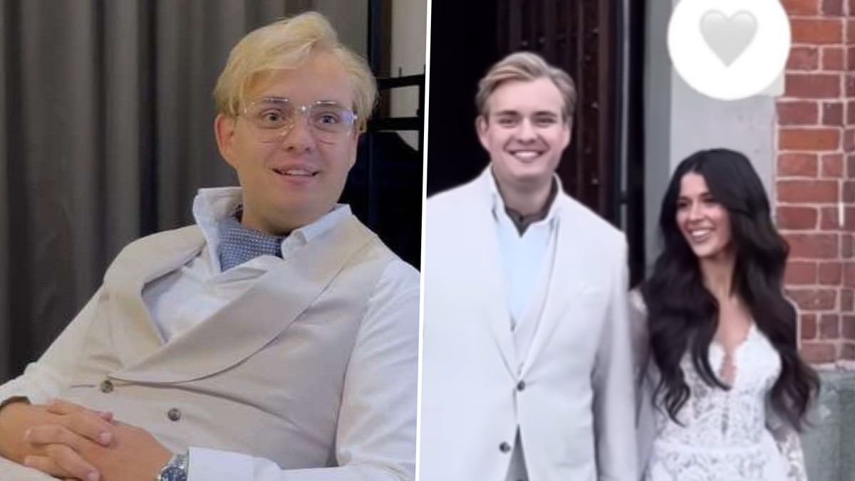 Kevin Mglej skrytykowany za ślubny garnitur. "Jak na plażę, nie do ...