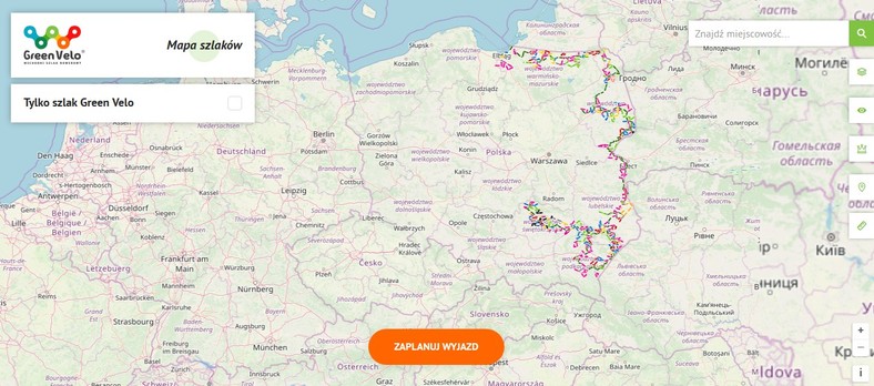 Trasa Green Velo, czyli wschodnia Polska rowerem - atrakcje, mapa - Podróże