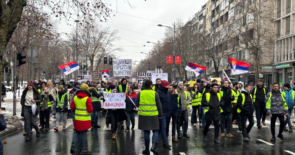 Studentski protest: I danas blokirana raskrsnica kod Vukovog spomenika ...