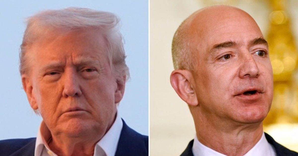 Trump says Jeff Bezos was 'very nice' and agreed to take tariff info ...