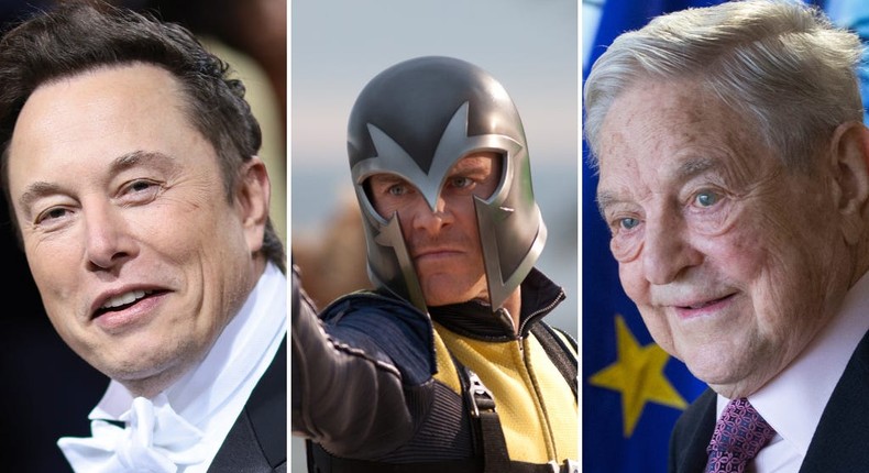 Elon Musk said George Soros reminds him of 'X-Men' mutant Magneto in a ...
