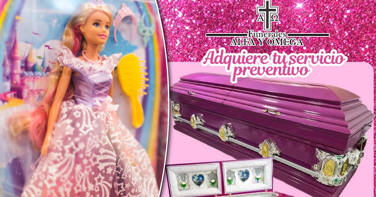 USA. Zakłady pogrzebowe oferują trumny w stylu Barbie. Jest nagranie
