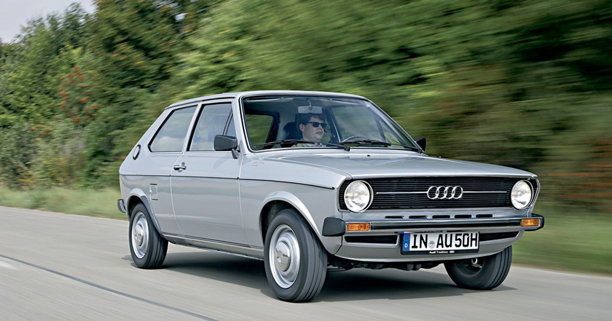 Audi 50 - klasyk, który wyprzedził Golfa