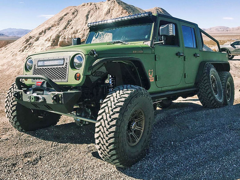 Bruiser Conversions 6x6 – sześciokołowy Jeep Wrangler