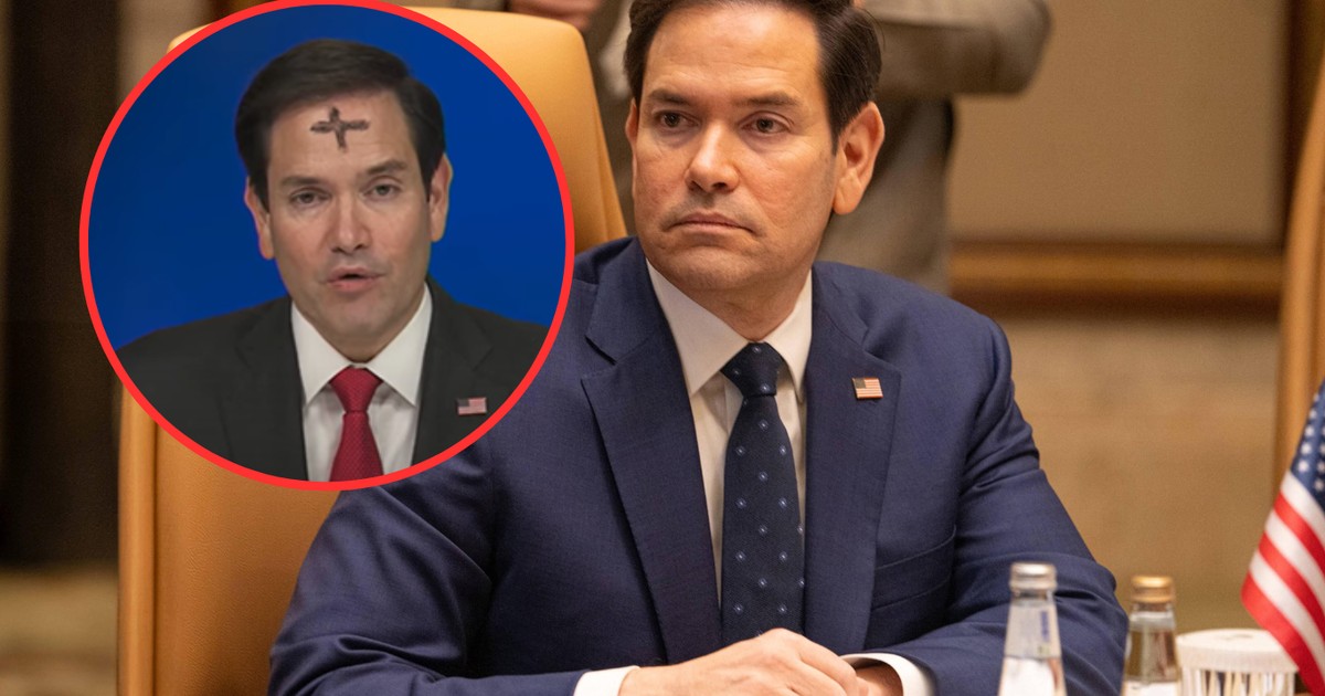 Marco Rubio wystąpił z krzyżem na czole. Padły zaskakujące słowa o ...