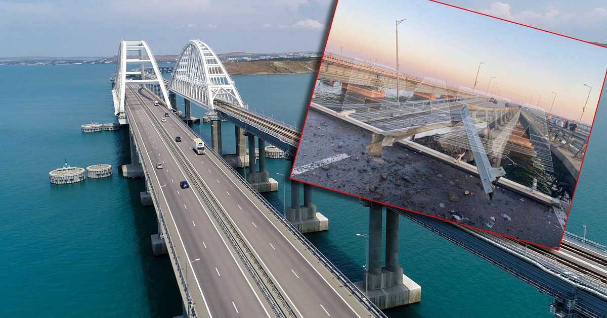 Duma Putina znów uszkodzona. Most Krymski z zarwaną jezdnią