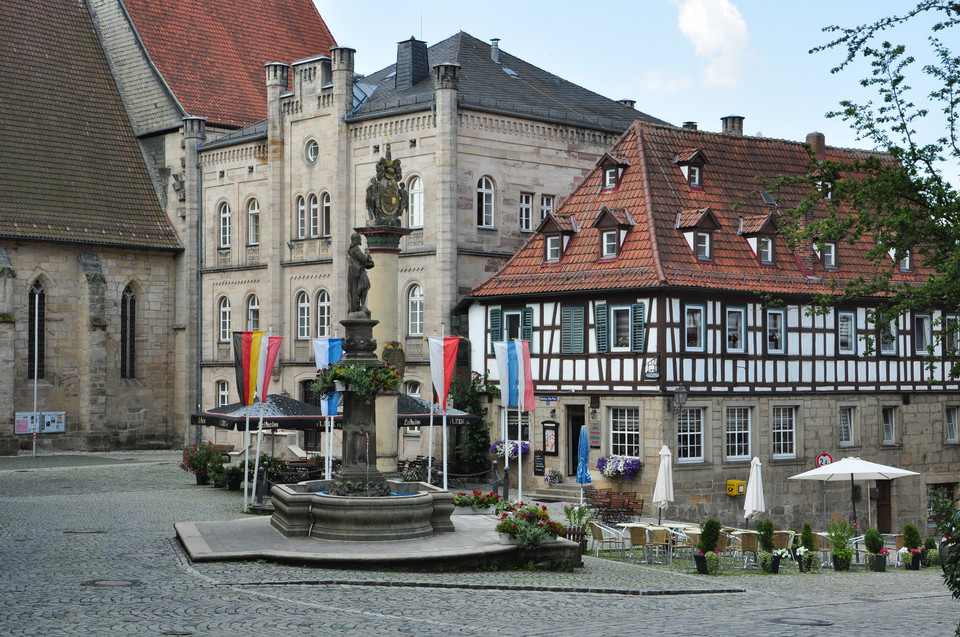 Kronach, Niemcy - twierdza Rosenberg i Lucas Cranach Starszy - Podróże