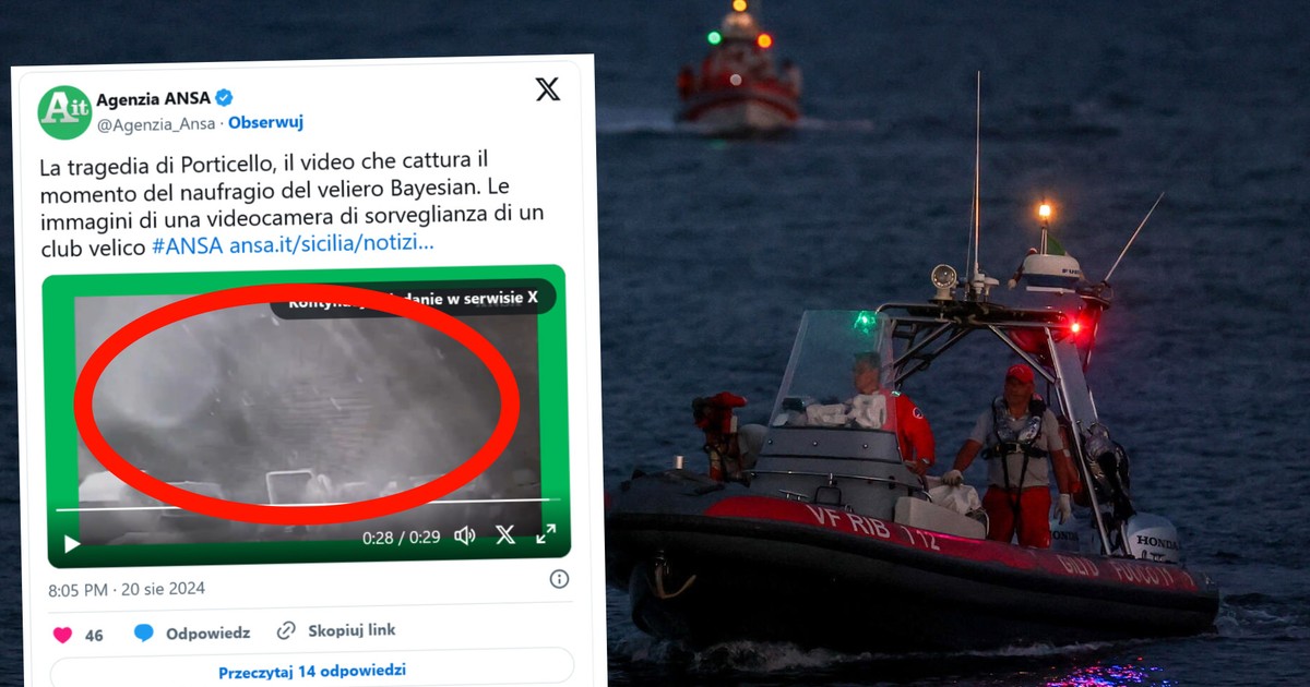 „Statek zniknął w 60 sekund” – wideo przedstawia wypadek jachtu ...