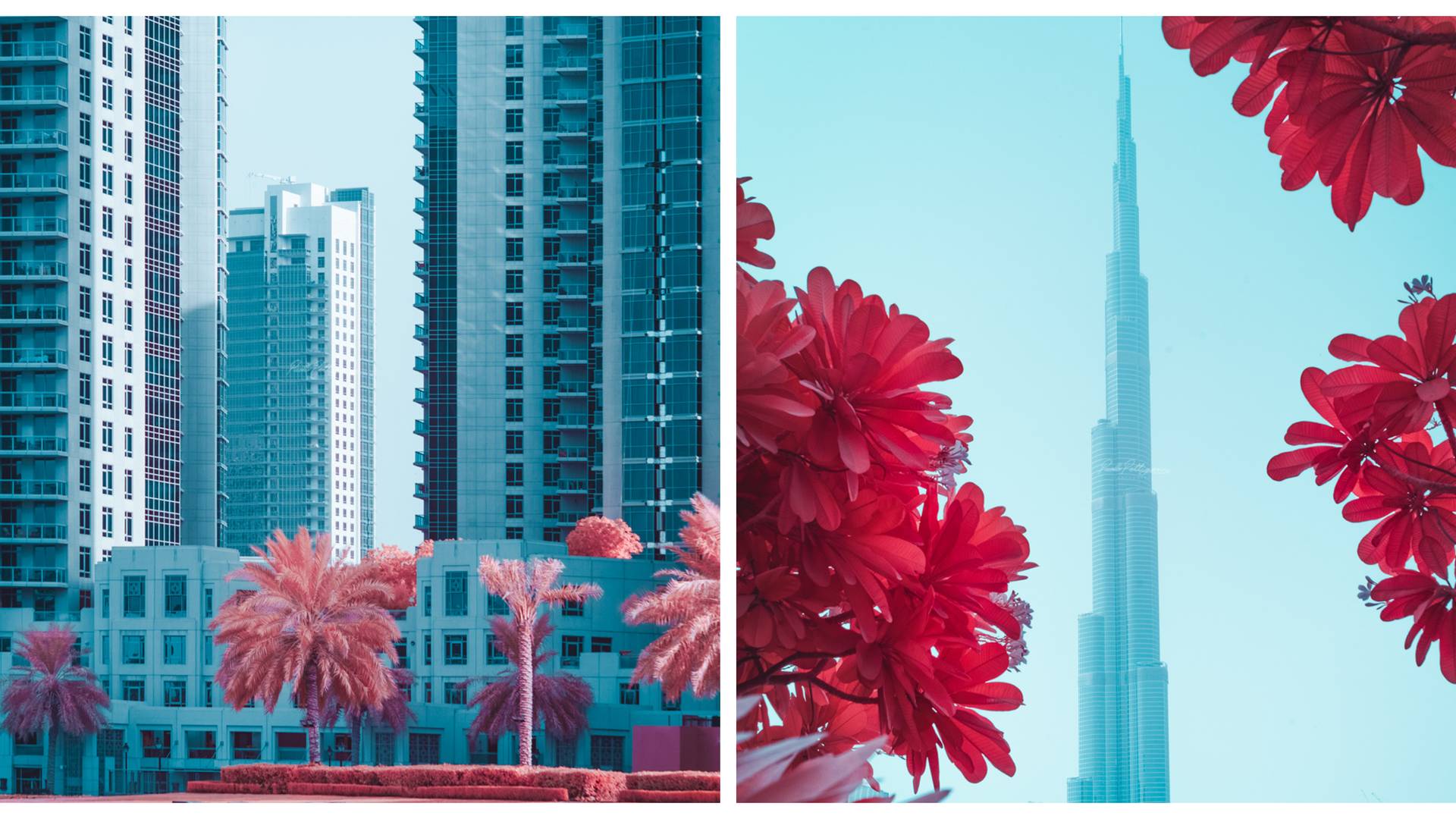 Dubaj, ahogy még soha nem láttad: infravörös képeken a szélsőségek ... Dubaj, ahogy még soha nem láttad: infravörös képeken a szélsőségek ...