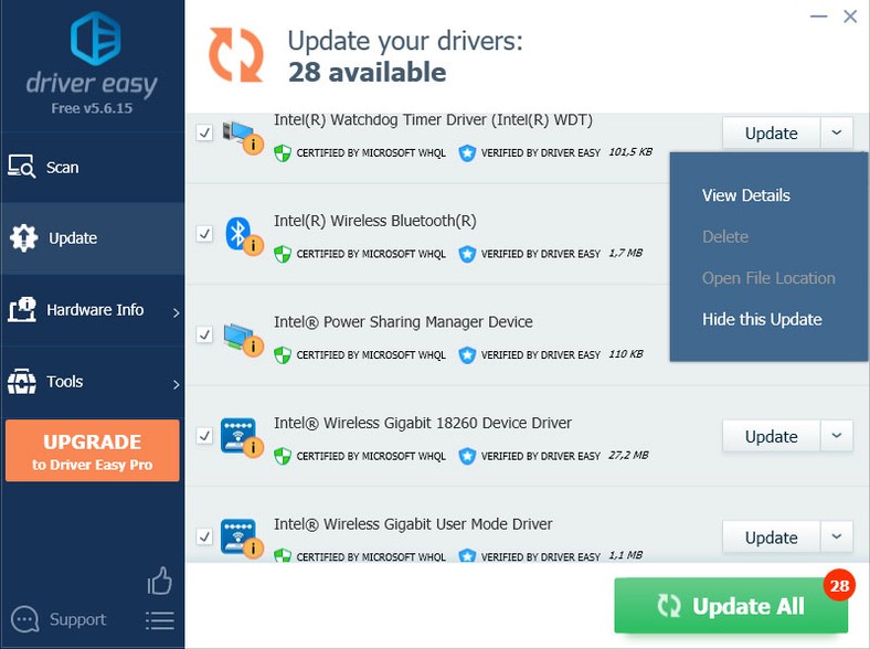 Driver Easy Professional - program do aktualizowania sterowników za ...